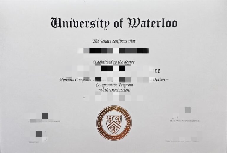 线上购买滑铁卢大学毕业证成绩单，UWaterloo diploma - 购买国外大学毕业证成绩单，真实留信认证，教育部认证